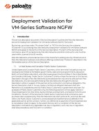 Deployment Validation For VM Series Software NGFW Palo Alto Networks